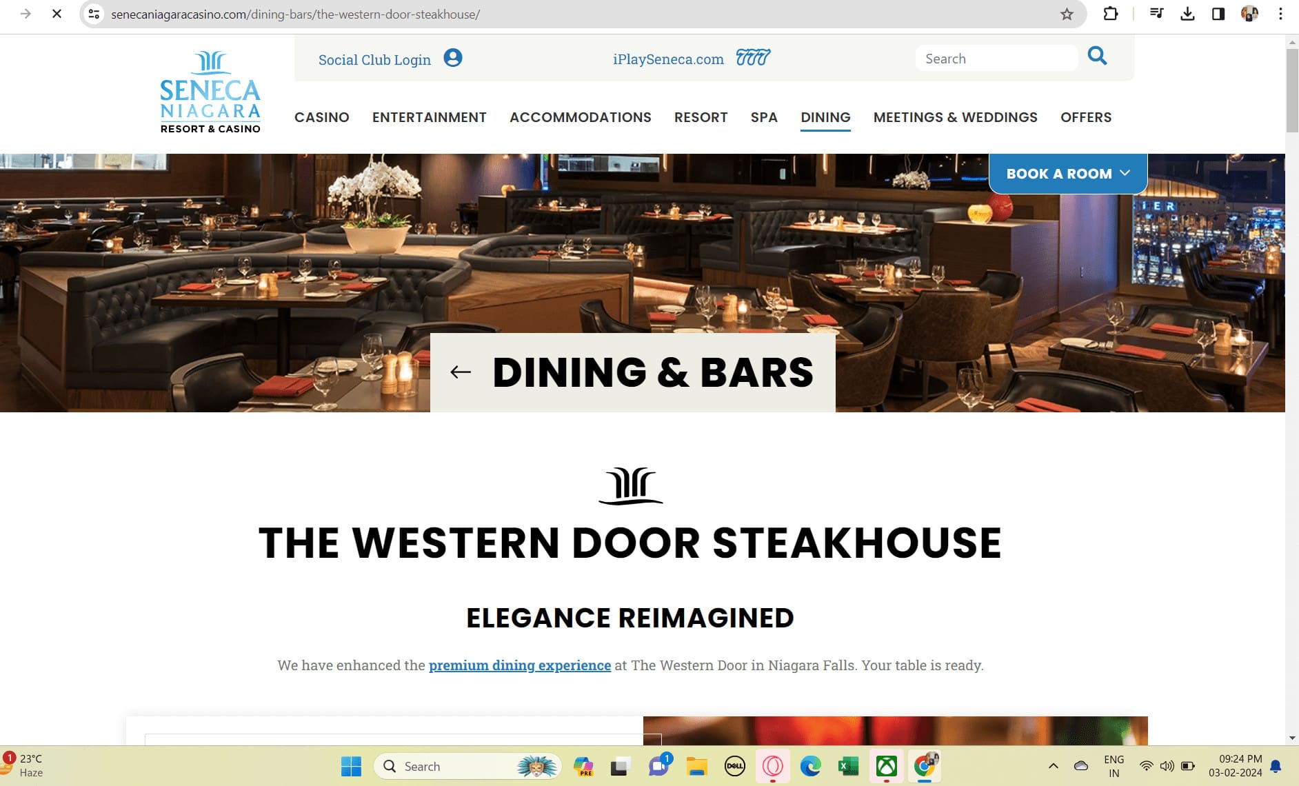 Top restaurants near Seneca Niagara Casino, You must-Visit